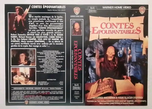 JAQUETTE VHS (SEUL) Warner Contes Épouvantables EUR 4,00 - PicClick FR