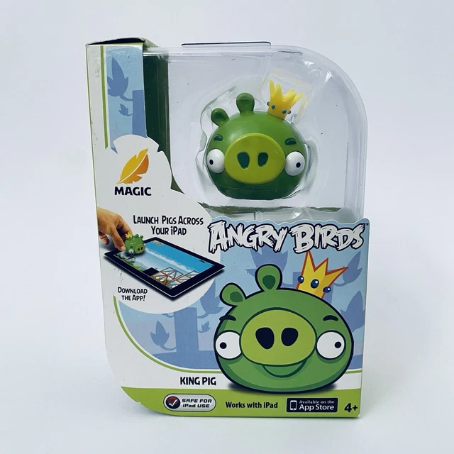 ANGRY BIRDS FIGURE Mattel New Sealed King Pig Magic Apptivity iPad App ...