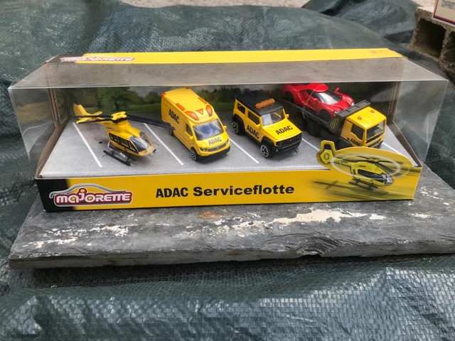 COFFRET MAJORETTE ADAC flotte de service VW Crafter Suzuki Jimny Ford ...