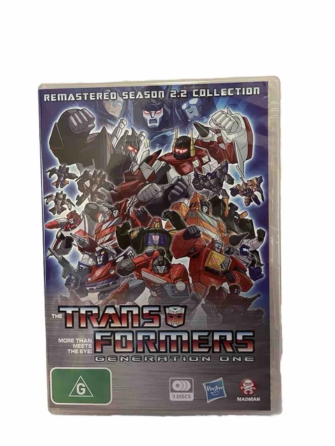 TRANSFORMERS GENERATION 1 DVD Season 2 (3-Disc Set) Region 4 Brand New ...