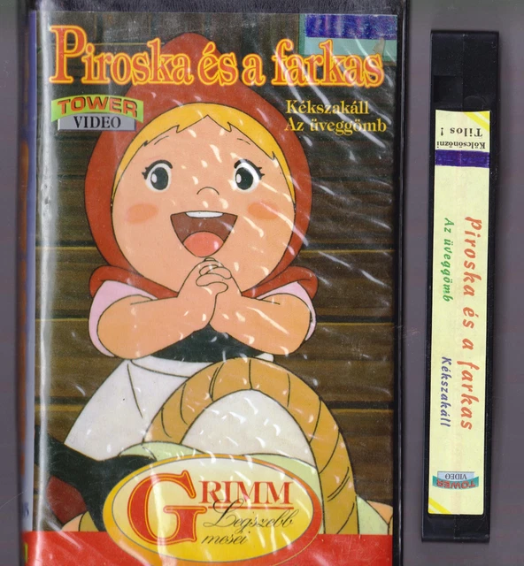 PIROSKA ÉS A Farkas VHS Video Tape Vintage Clamshell case $0.99 ...