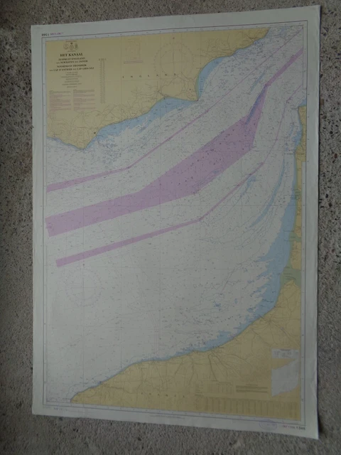 MARINE MAP / The Channel South Coast England From Newhaven To Dover $27 ...