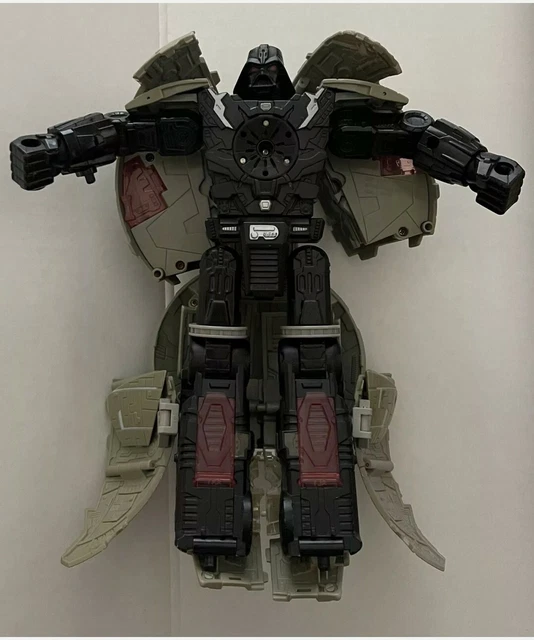 STAR WARS TRANSFORMERS Crossovers Darth Vader Death Star Figure Hasbro ...