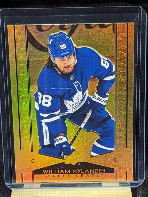 WILLIAM NYLANDER TORONTO Maple Leafs 2021-22 Tim Hortons Gold Etchings ...