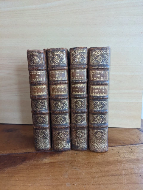 DENIS GODEFROY-MÉMOIRES DE Messire Philippe de Comines-4/4-1714 EUR 400 ...