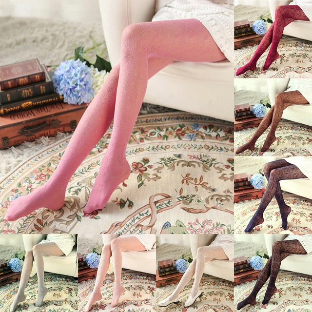 WOMEN SEXY RETRO Slim Carved Lace Stockings Pantyhose Hollow Tights ... WOMEN SEXY RETRO Slim Carved Lace Stockings Pantyhose Hollow Tights ...