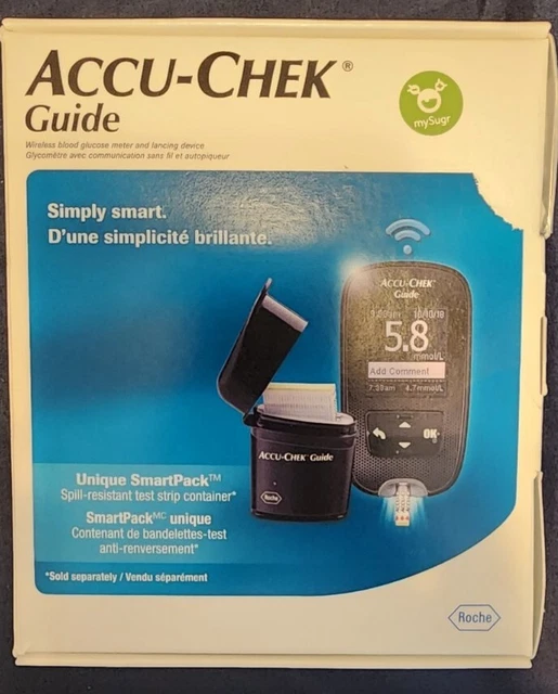 ACCU-CHEK GUIDE BLOOD Glucose Meter MG / DL New Open Box $24.99 ...
