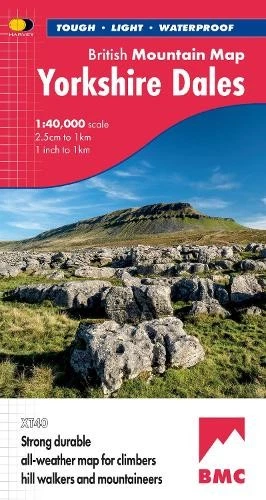YORKSHIRE DALES (MAP) British Mountain Map EUR 50,29 - PicClick FR