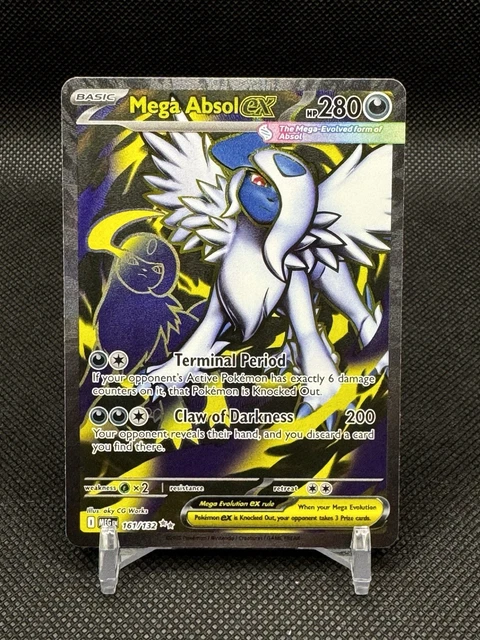 POKÉMON TCG MEGA Evolution Mega Absol EX 161/132 Ultra Rare Holo NM/M £9.71 - PicClick UK