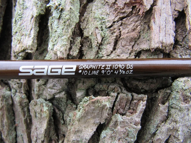 SAGE DS 1090 Graphite II Fly Rod 9’ 10wt. W/ Tube and Sock $269.00 ...