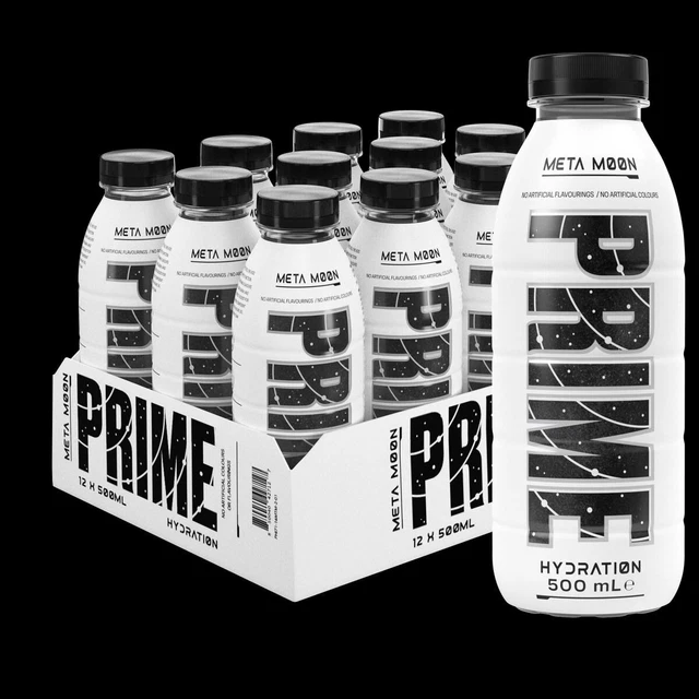 PRIME HYDRATION WHITE Meta Moon Drink By Ksi & Logan Paul 500Ml Pack Of ...