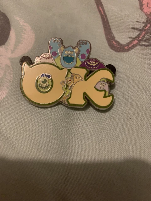 DISNEY STORE MONSTERS University Oozma Kappa Ok Fraternity Pixar Movie ...