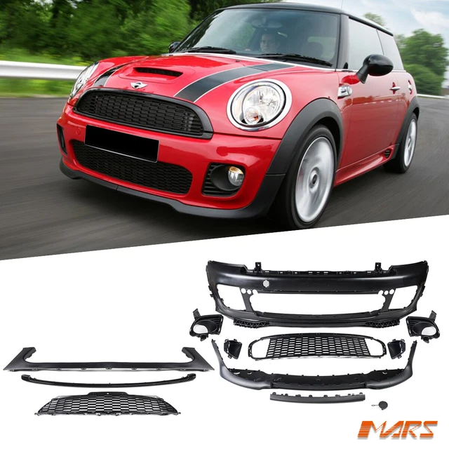 JCW STYLE FRONT Bumper bar Bodykit & Grill for Mini R55 R56 R57 R58 R59 Cooper EUR 967,10 ...