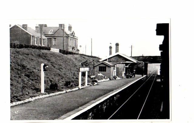 RAIL PHOTO LNER GCR LMS NSR Higher Poynton station Cheshire Bollington ...