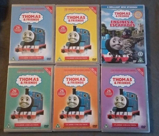 THOMAS THE TANK Engine & Friends DVD Complete Series 1-5 Children’s ...