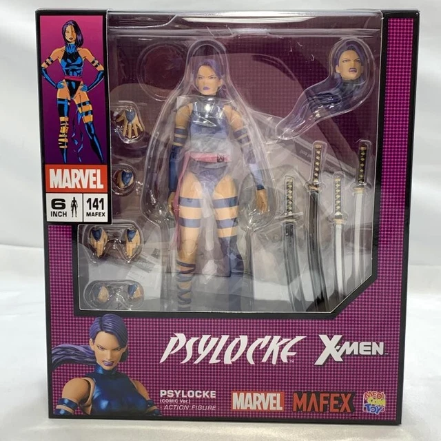 MEDICOM TOY MAFEX No.141 Marvel X-men Psylocke Comic Ver. Action Figure ...