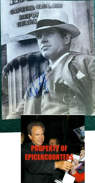 RARE! WARREN BEATTY Signed Bonnie And Clyde 8X10 Photo W/Proof W/Coa ...