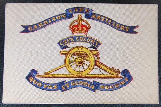 RARE CIGARETTE CARD South African Defence Cape Garrison Artillery £2.99 ...