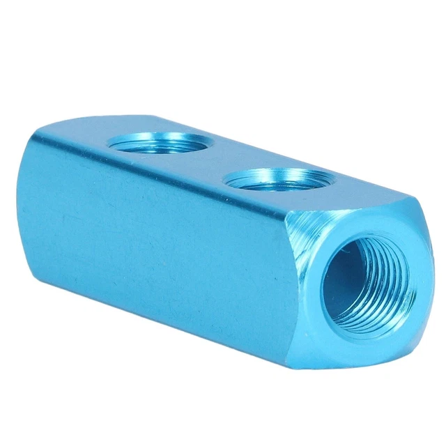 PNEUMATIC MANIFOLD BLOCK Splitter Aluminum Manifolds Air Distribution ...