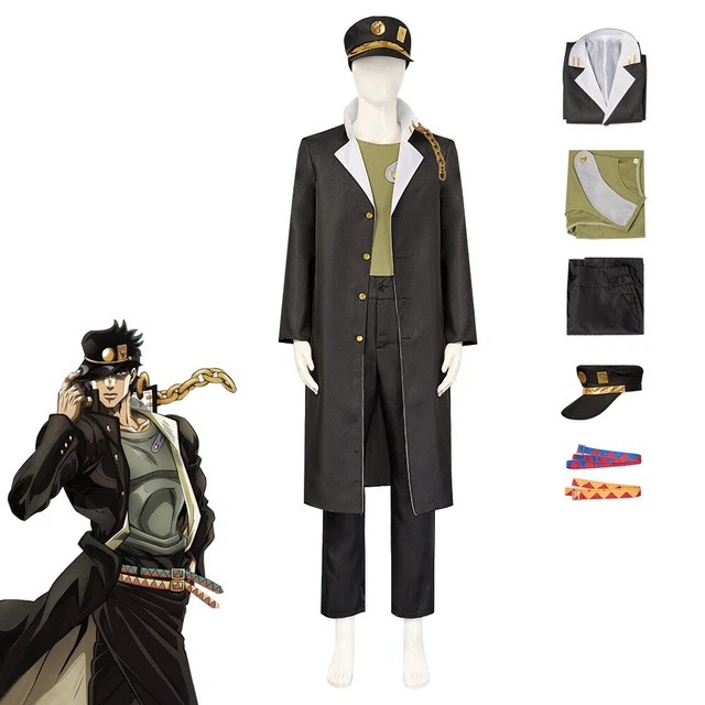 JOJOS BIZARRE ADVENTURE Kujo Jotaro Cosplay Costumes Halloween Fancy ...