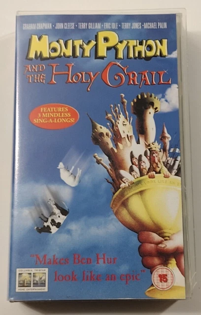MONTY PYTHON AND the Holy Grail PAL VHS Video Tape Clamshell Tri-star ...