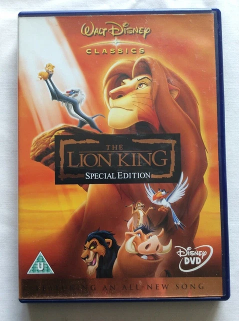 THE LION KING Special Edition DVD 2 Disc Pack - Walt Disney Classics £4.50 - PicClick UK