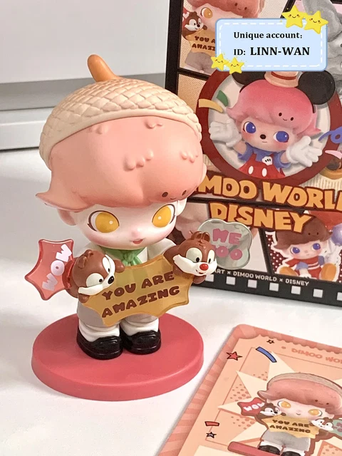 POP MART DIMOO World Disney Series Blind Box Confirmed Figure - Chip ...