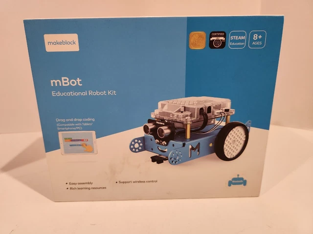 MAKEBLOCK MBOT V1.1-BLUE (Bluetooth Version) EDUCATIONAL ROBOT KIT NEW ...