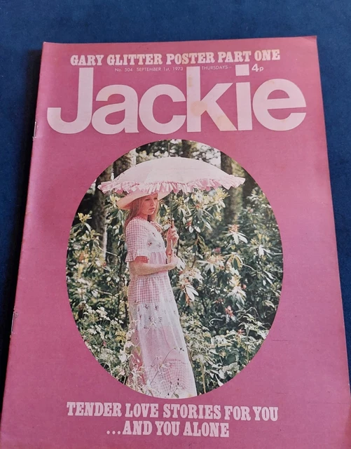 RARE VINTAGE JACKIE Magazine 1st SEPTEMBER 1973 Elton Glitter Cassidy ...