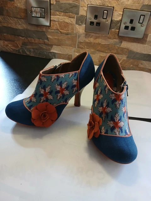 LADIES TEAL/MULTICOLOURED Ruby Shoo. New In Box. Uk5/Euro 38. £21.00 ...