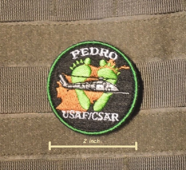 AFSOC PARARESCUE PJ PEDRO COMBAT RESCUE CSAR velkrö 2" PATCH: PEDRO $13 ...