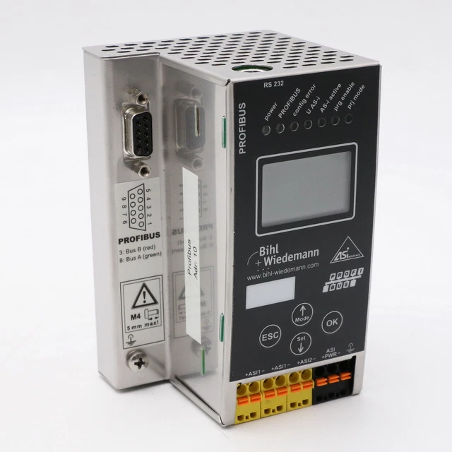 BIHL+WIEDEMANN BWU1569 AS-I 3.0 PROFIBUS Gateway in Stainless Steel, 2 Master EUR 95,00 ...