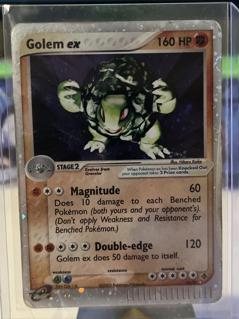 POKÉMON JCG GOLEM ex EX Dragon 91/97 Holo Holo Rare EX HP EUR 21,98 ...