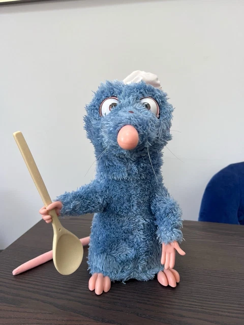 DISNEY PIXAR TALKING Remy Little Chef from Ratatouille great working ...