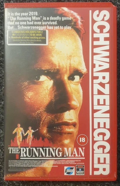 THE RUNNING MAN (1987) Big Box Ex-Rental VHS Tape £25.00 - PicClick UK
