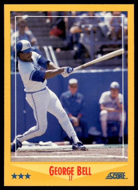 1988 SCORE #540 George Bell Toronto Blue Jays EUR 1,72 - PicClick FR