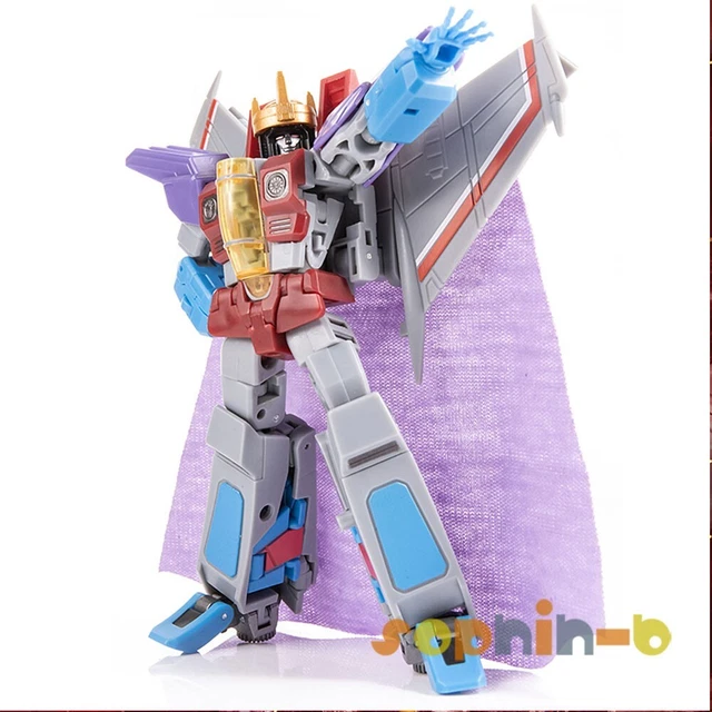TRANSFORMED G1 JET Starscream Action Figure Leader Prime Devastator ...