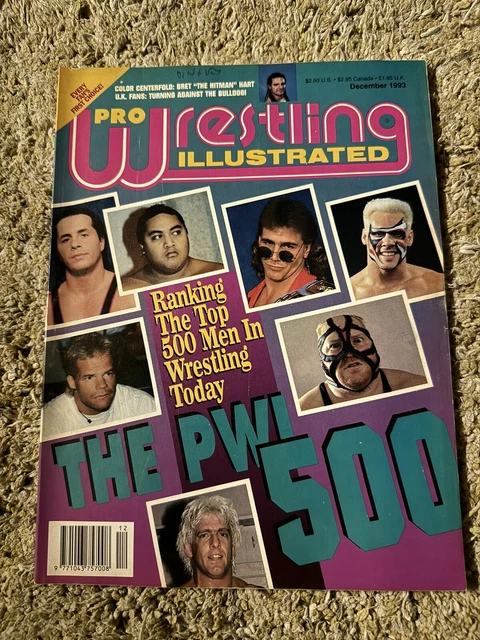 PRO WRESTLING ILLUSTRATED Magazine December 1993 The PWI 500 WWF WCW ...