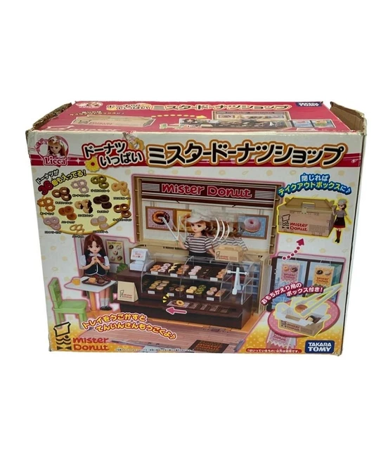 POUPÉE LICCA-CHAN DONUT Full Mr. Donut Shop Takara Tomy EUR 100,16 ...