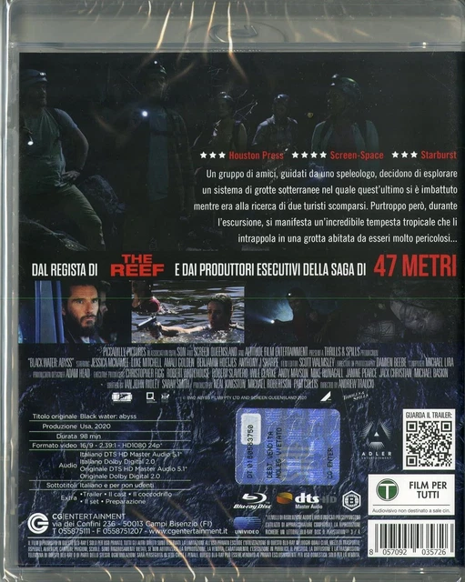 BLACK WATER: ABYSS (Blu-ray) Mcnamee Mitchell Golden Sharpe Hoetjes EUR ...
