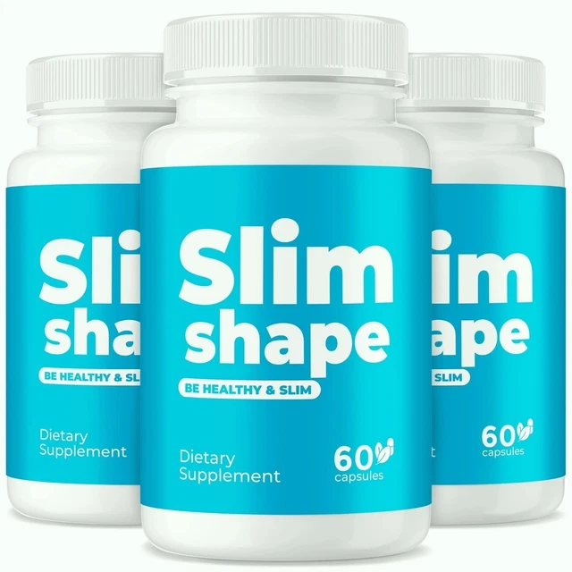 (3 PACK) SLIM Shape Pills for Weight Loss, Advanced SlimShape Fat ...