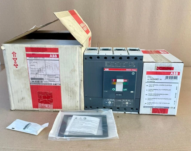 ABB SACE TMAX T5 V 400 Disjoncteur 4 Pôles 400 Ampères 1SDA054532R1 # ...