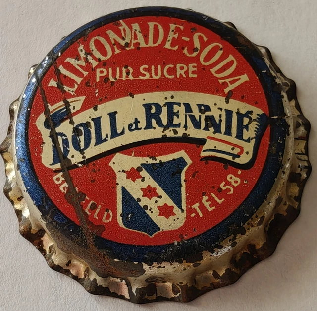 ANCIENNE CAPSULE LIMONADE Soda DOLL & RENNIÉ Kronkorken Kapsel Bottle ...