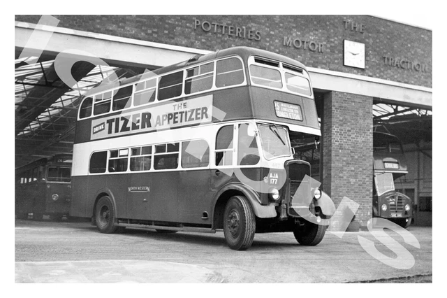 BUS PHOTOGRAPH NORTH WESTERN ROAD CAR AJA 177 [457] '61 £1.30 - PicClick UK