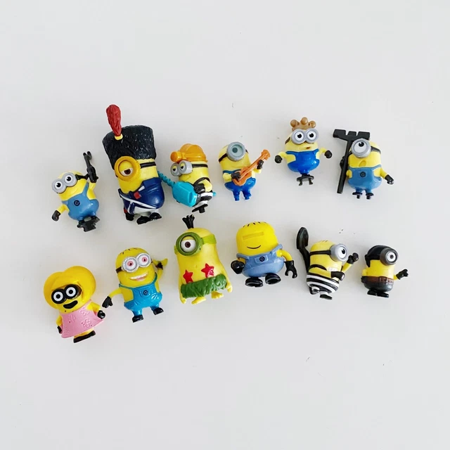 LOT OF 12 Minions McDonalds Kinder Despicable Me Toys Bulk Bundle $16. ...