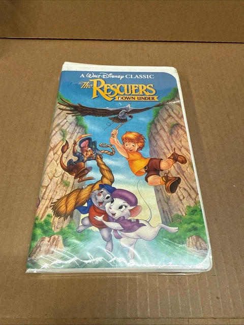 THE RESCUERS DOWN Under (VHS, 1991) BLACK DIAMOND EDITION! SEALED ...