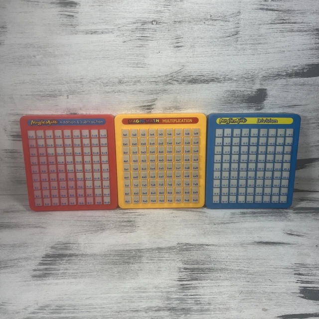 VINTAGE MAGIC MATH Multiplication Division Addition Subtraction ...