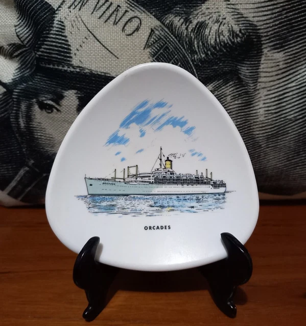 SS ORCADES ORIENT/ P&O Line Cruise Liner Ornamin Swift Souvenir ...