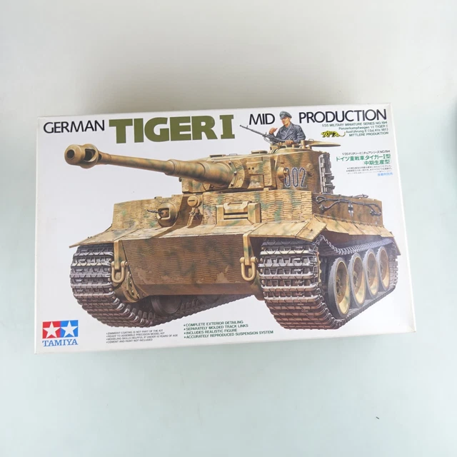 TAMIYA 1/35 BAUSATZ 35194 Sd.Kfz.181 Pz.Kpfw.VI Tiger I Ausf. E mittl ...