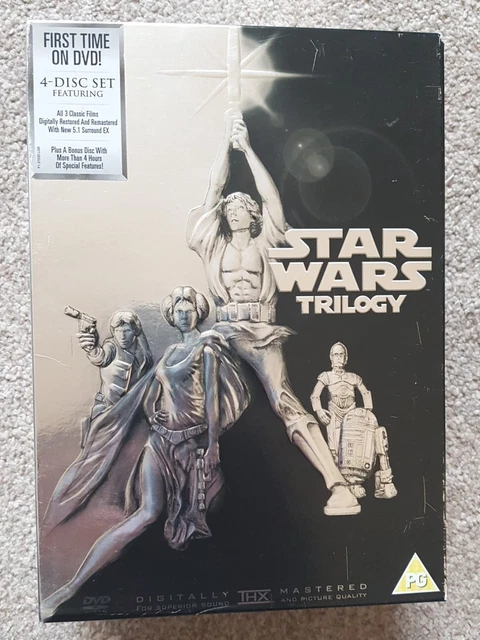 STAR WARS - The Original Trilogy (Box Set) (DVD, 2006) Includes Bonus DVD EUR 5,50 - PicClick IT